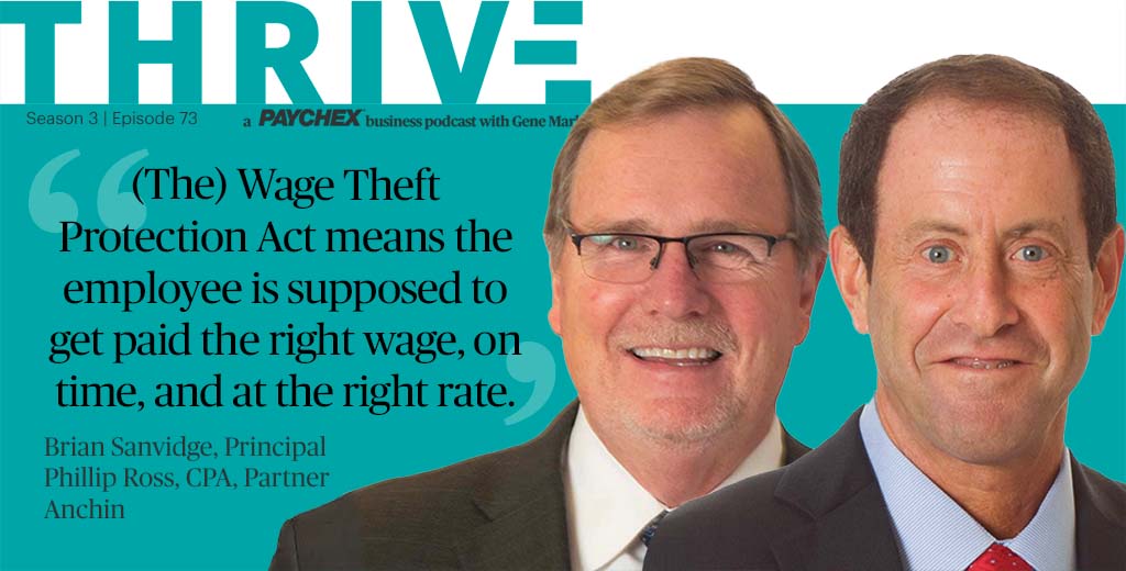 THRIVE Podcast: How The Wage Theft Protection Act Could Impact Your ...