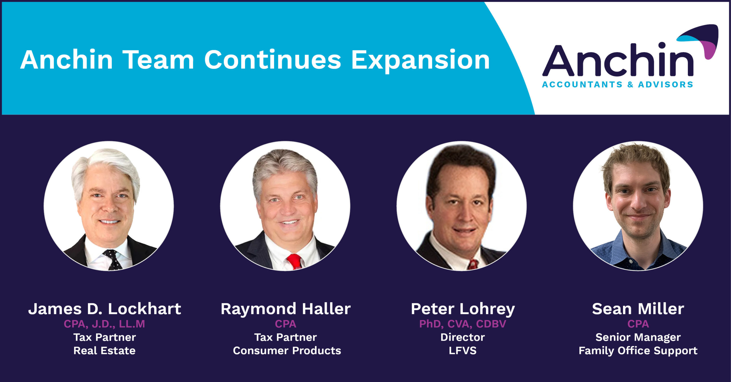 Four Additions Further Expand Anchin Team