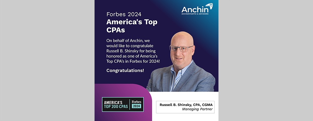 Russell B. Shinsky named to America's Top CPAs list - Forbes